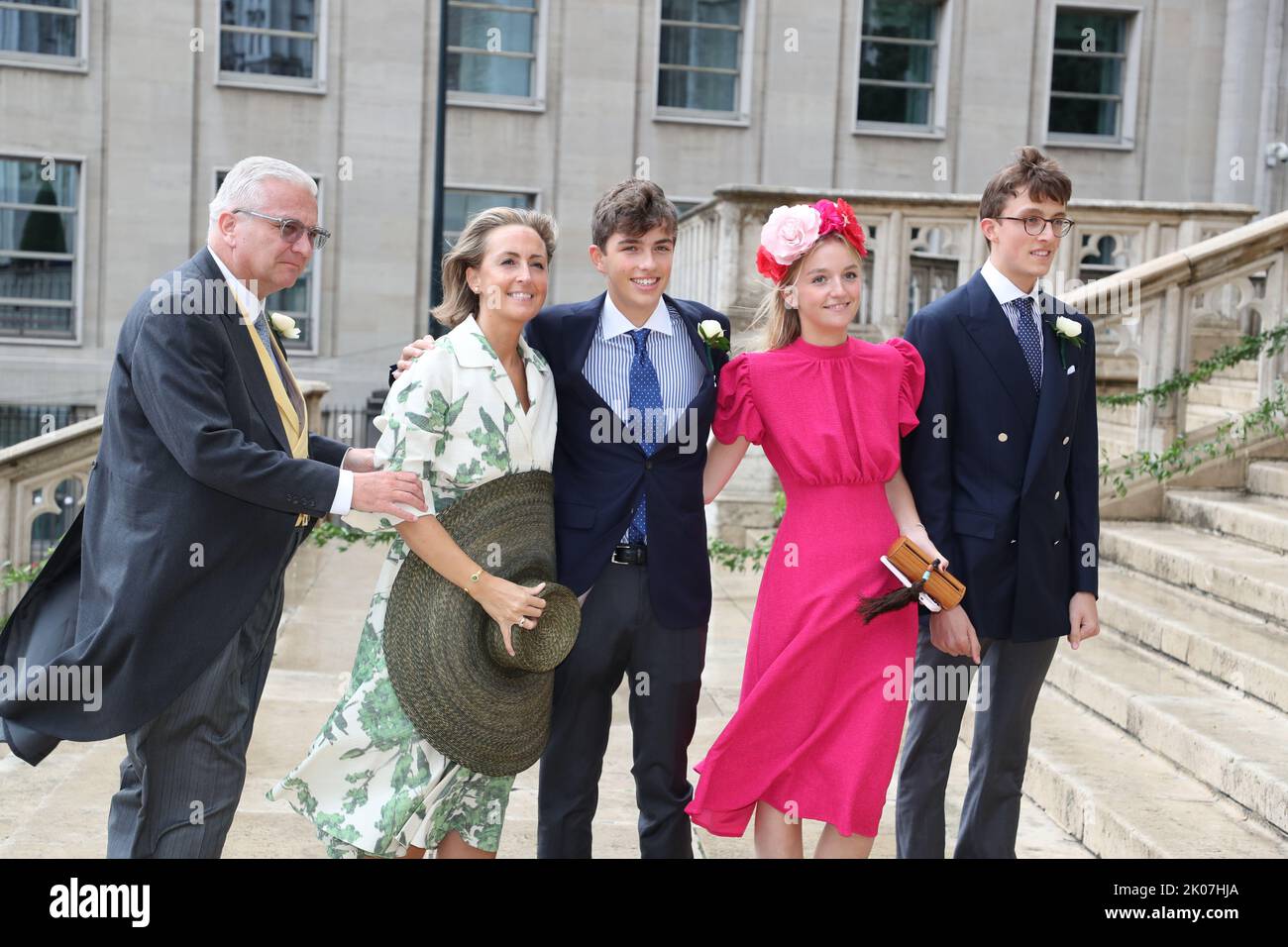 Prince Laurent of Belgium, Princess Claire of Belgium, Prince Aymeric ...