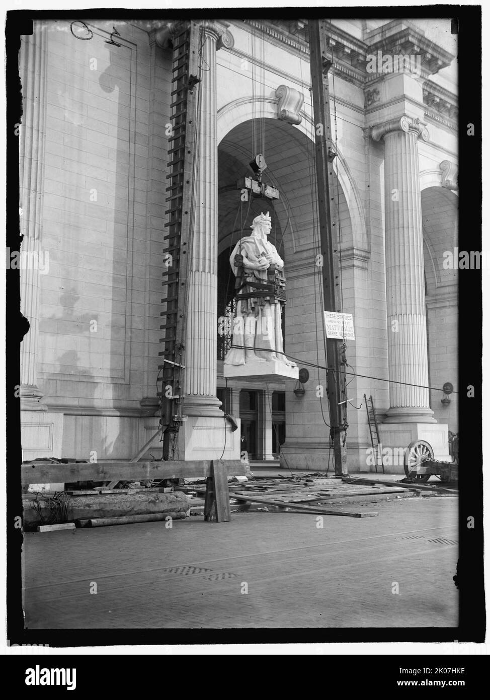 Union Station under construction, between 1910 and 1917 Stock Photo - Alamy