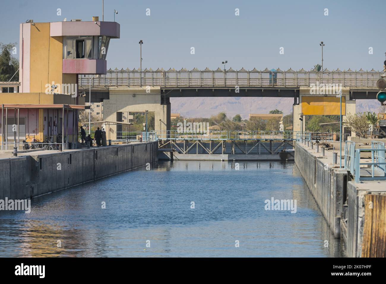 Nile Lock, Esna, Egypt Stock Photo - Alamy