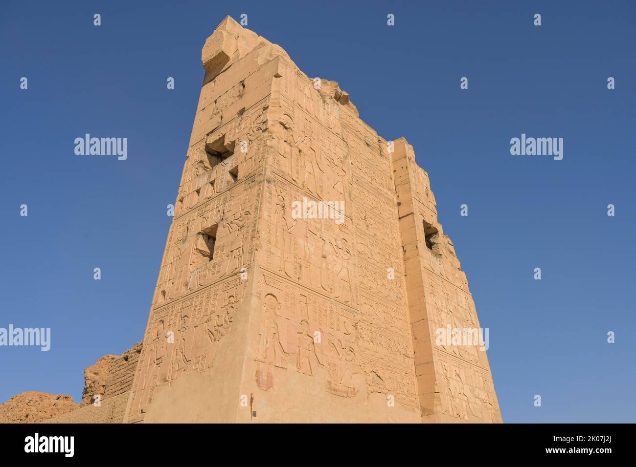 Pylon, Kom Ombo, Egypt Stock Photo - Alamy