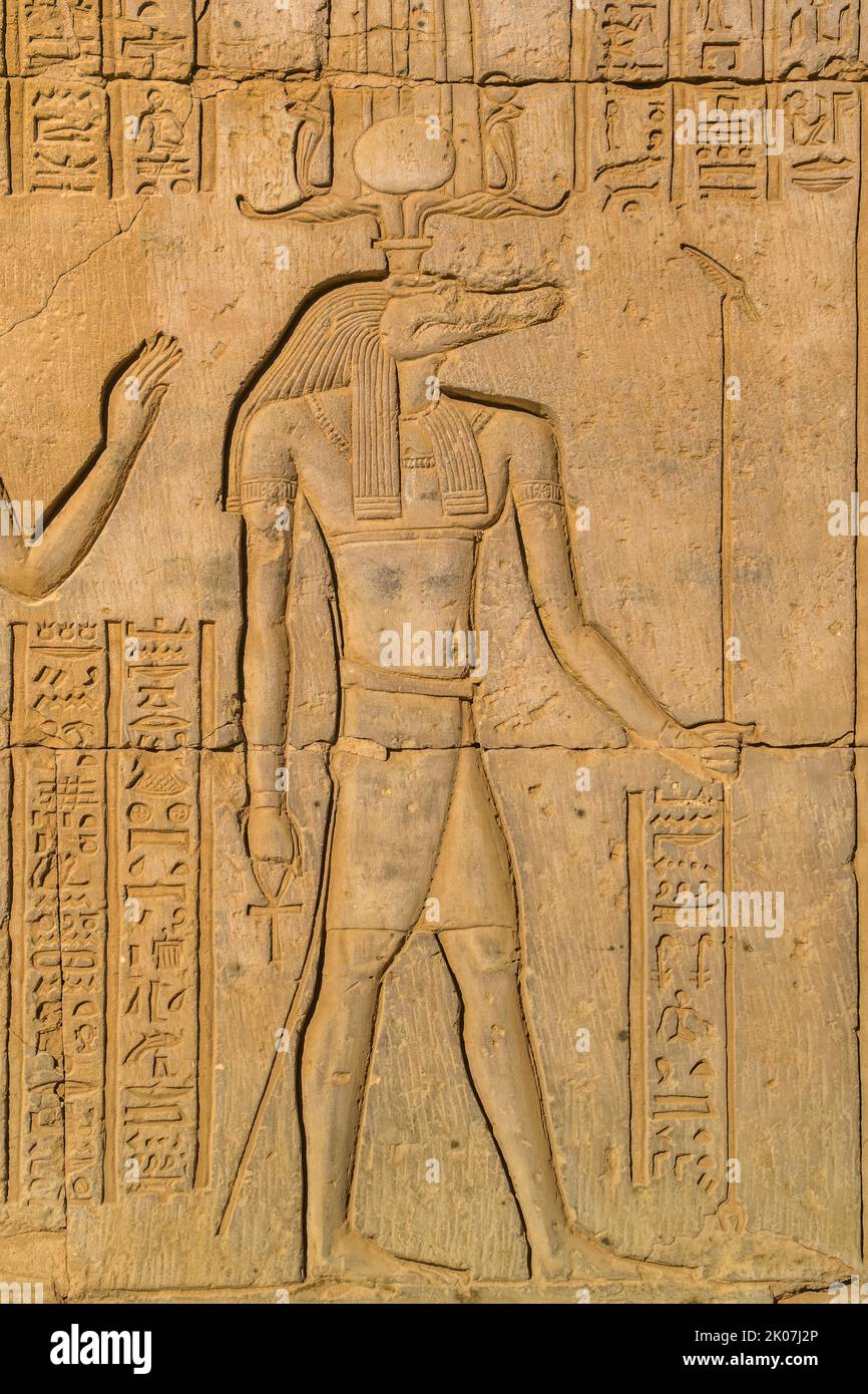 Sobek ancient egyptian deity crocodile hi-res stock photography and ...