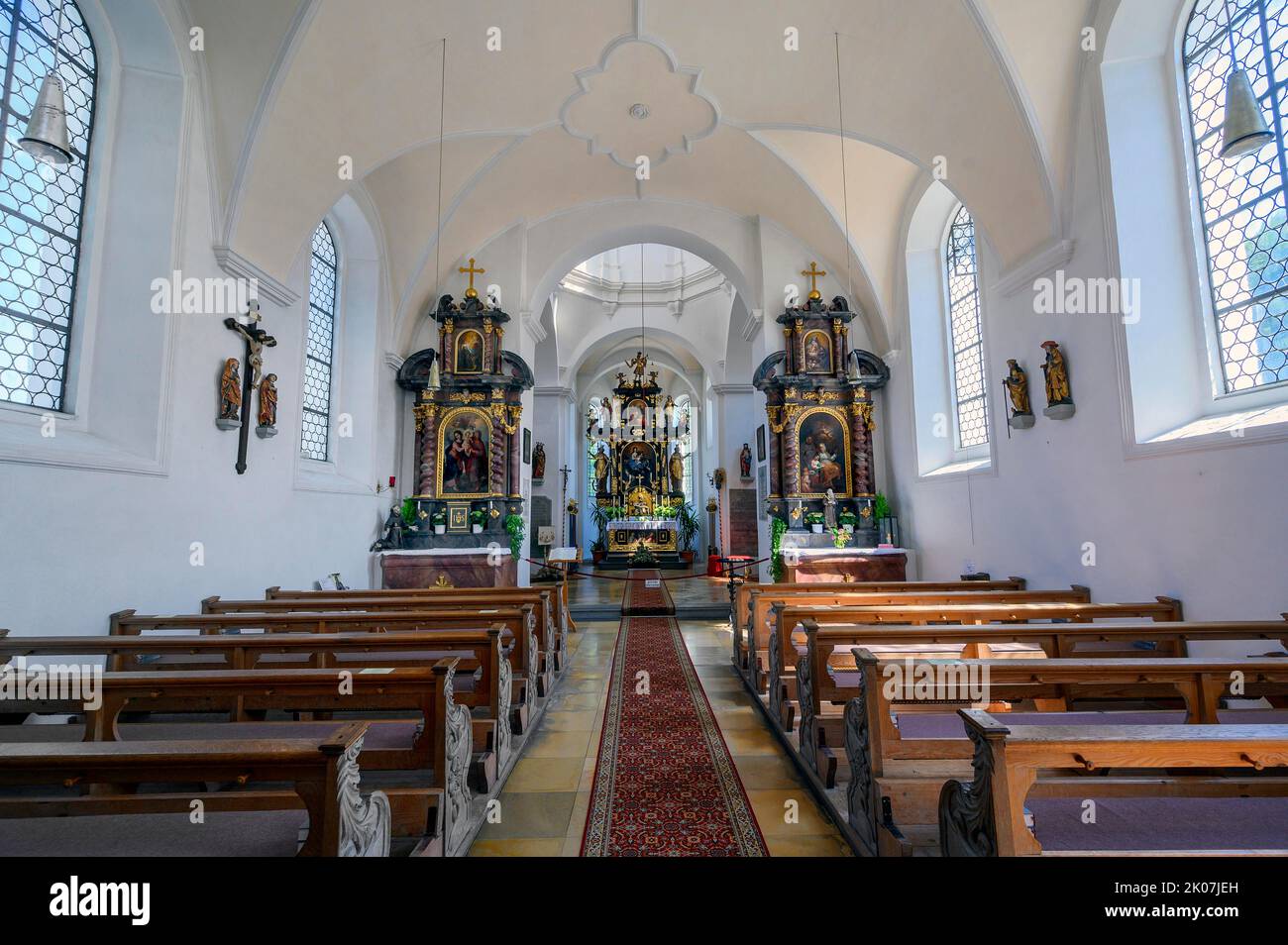 Pilgrimage church Frauenkapelle in Fischen, Allgaeu, Bavaria, Germany ...