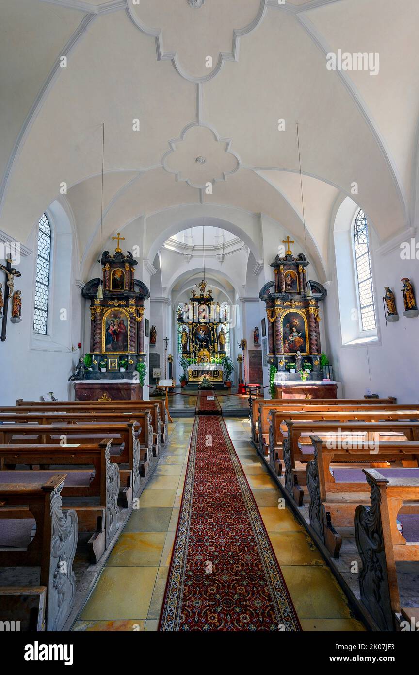 Pilgrimage church Frauenkapelle in Fischen, Allgaeu, Bavaria, Germany ...