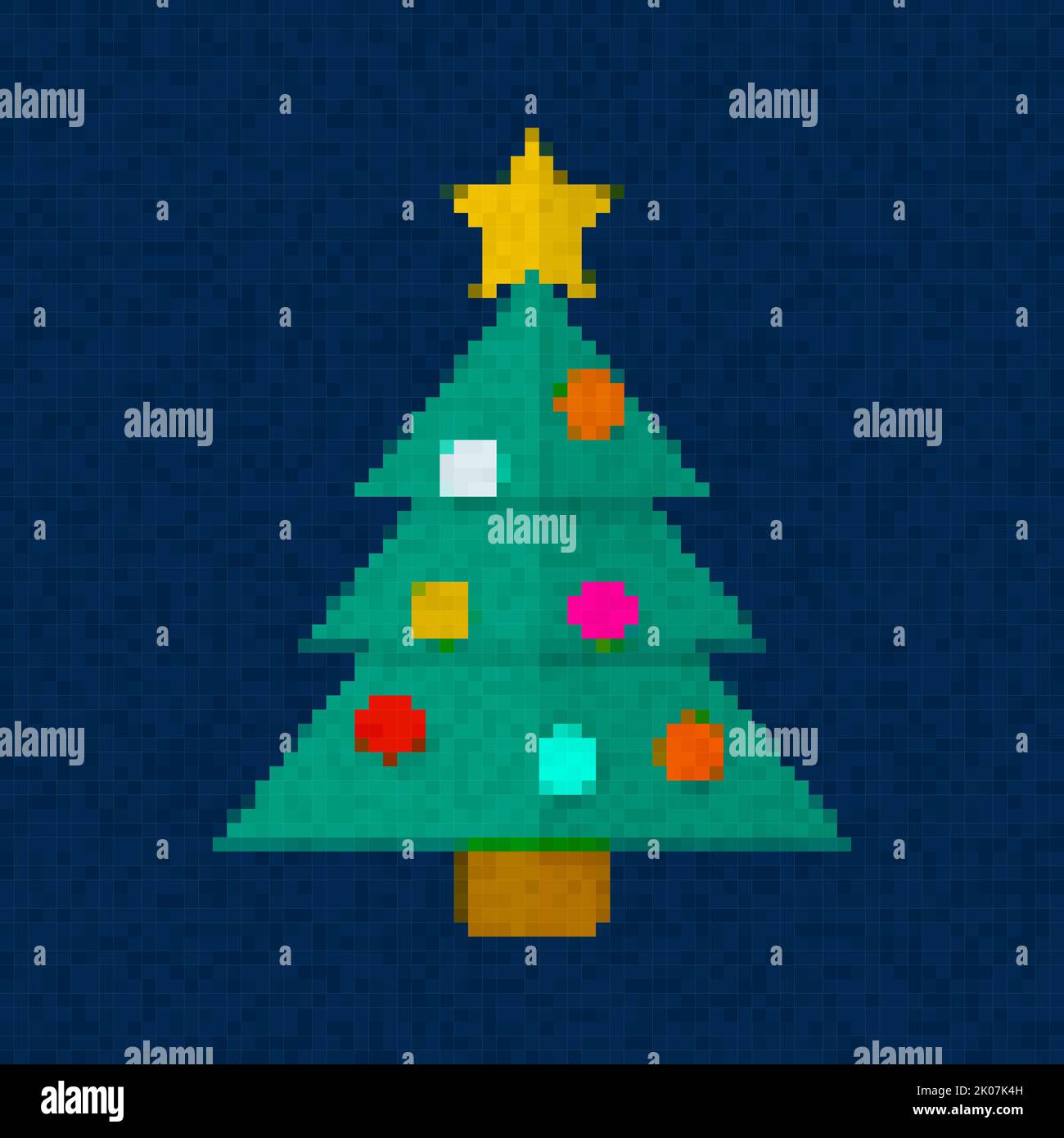 Pixel tree hi-res stock photography and images - Alamy