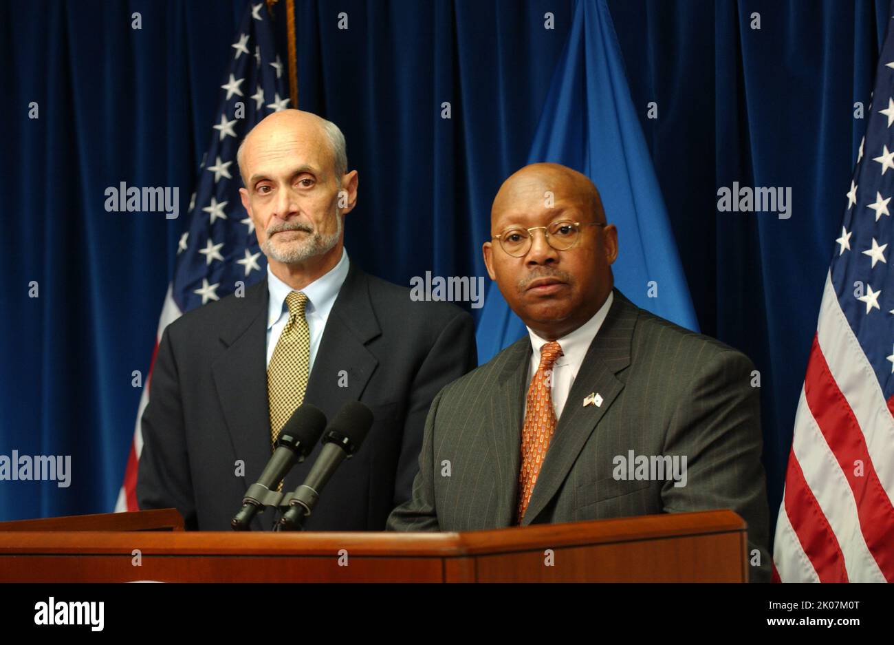 Joint HUD-Homeland Security press conference led by HUD Secretary ...