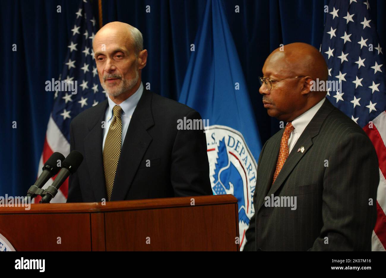 Joint HUD-Homeland Security press conference led by HUD Secretary ...