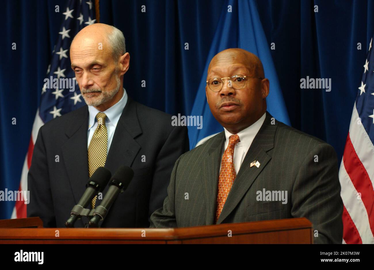 Joint HUD-Homeland Security press conference led by HUD Secretary ...
