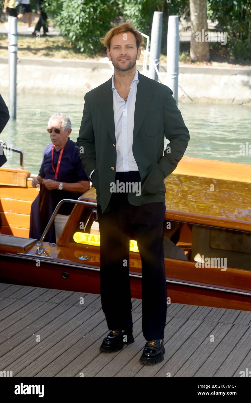Venice, 79th Venice Film Festival 2022, Day 11, Arrival at the Darsena ...