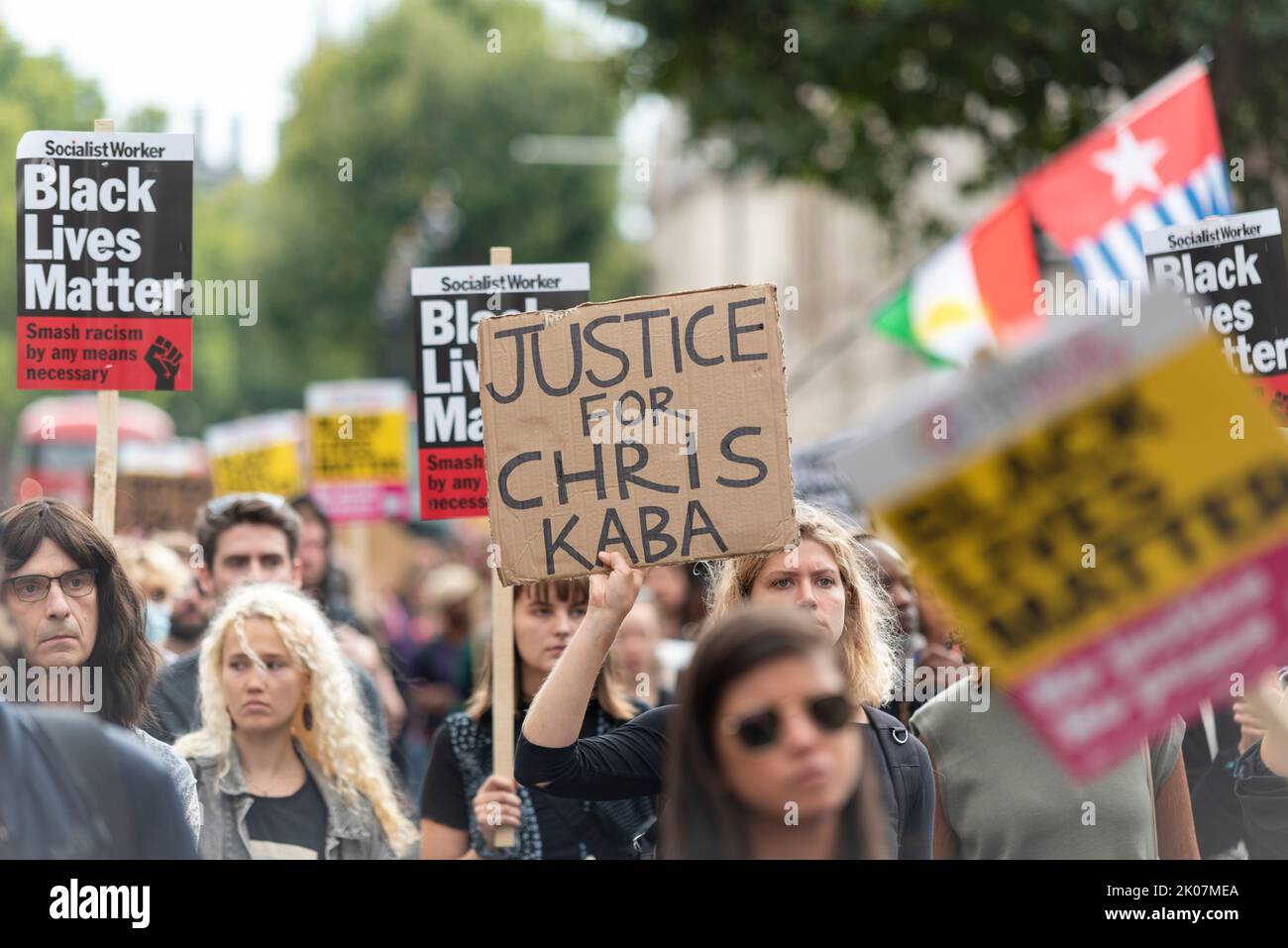 Whitehall, Westminster, London, UK. 10th Sep, 2022. A Black Lives ...
