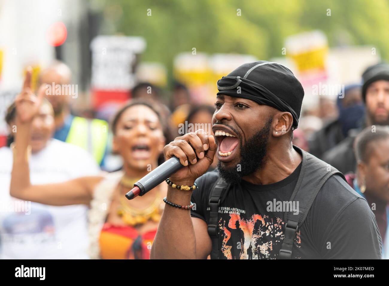 Chris kaba london protest hi-res stock photography and images - Alamy