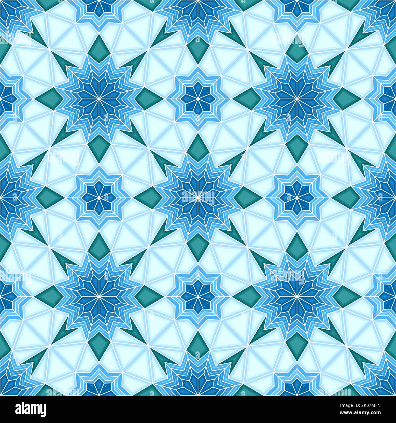 Islamic geometric seamless vector pattern Stock Photo - Alamy