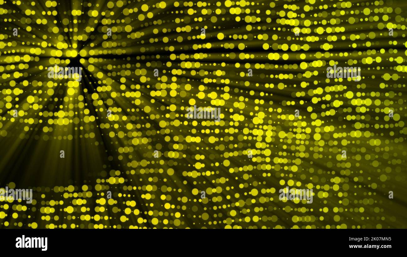 Decorative disco LED lights with colorful particles, 3d render ...