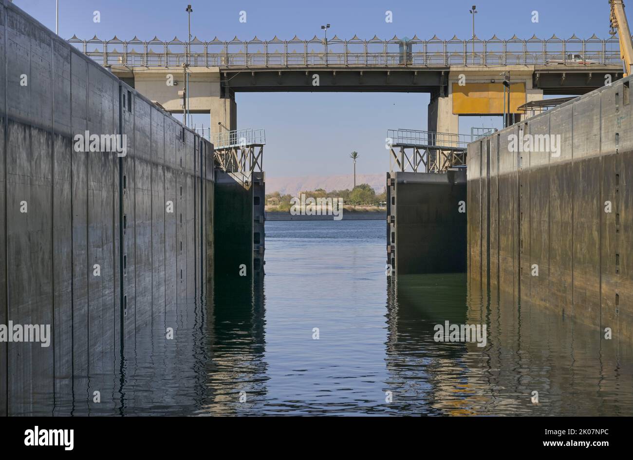 Nile Lock, Esna, Egypt Stock Photo - Alamy