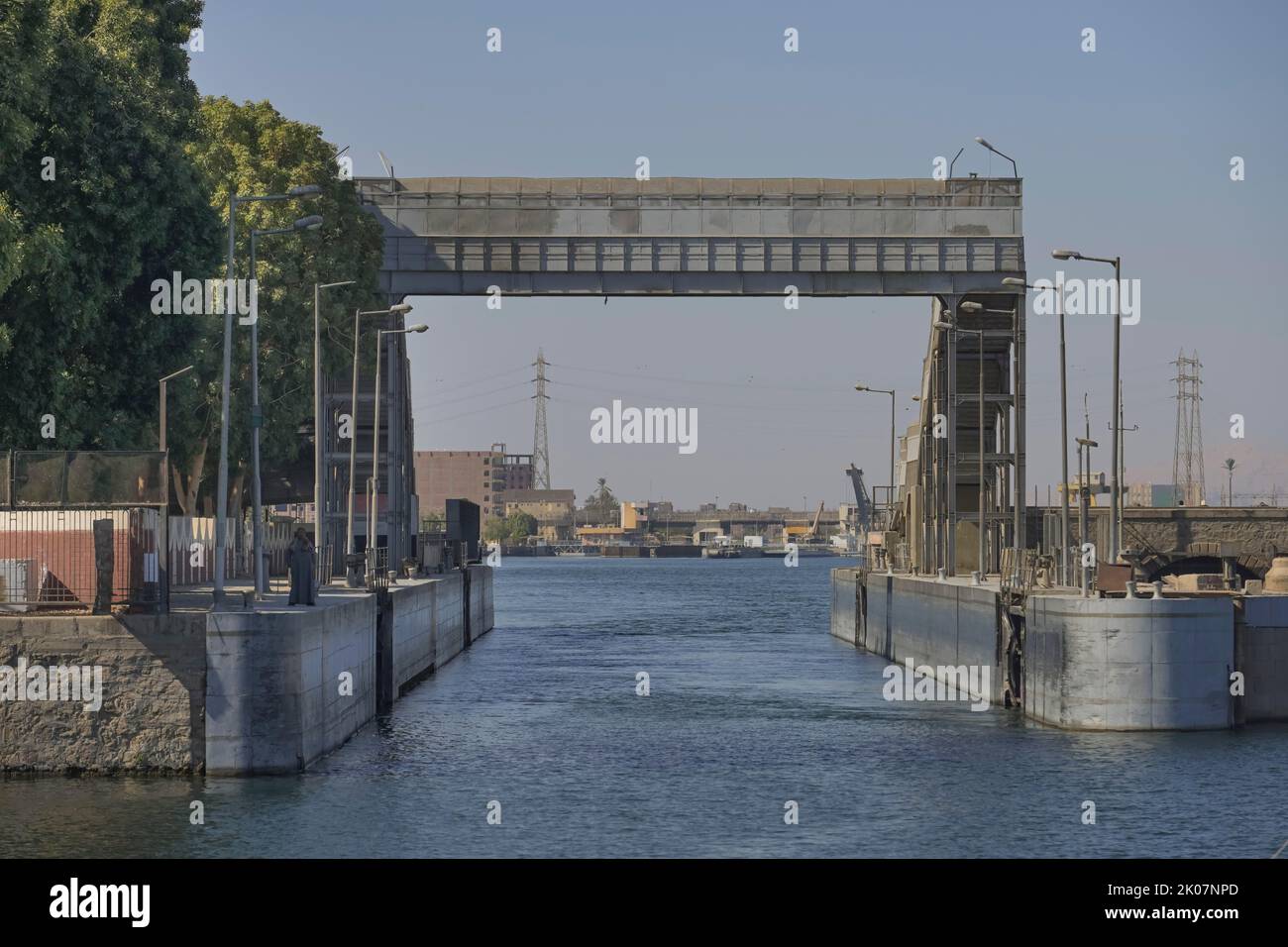 Nile Lock, Esna, Egypt Stock Photo - Alamy