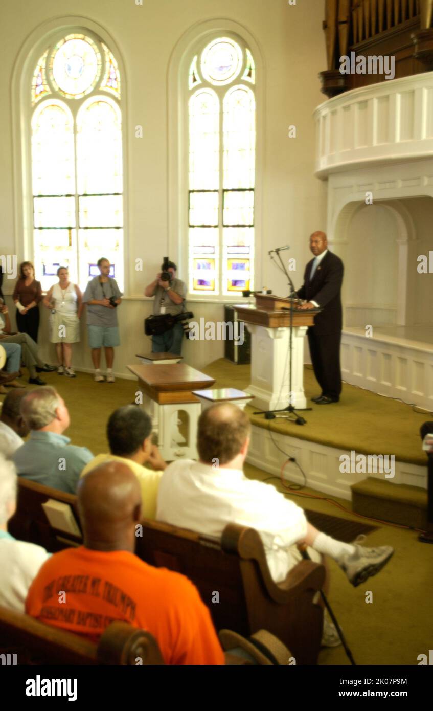 Hurricane Ivan, Alabama. Damage, cleanup, rebuilding; Secretary ...