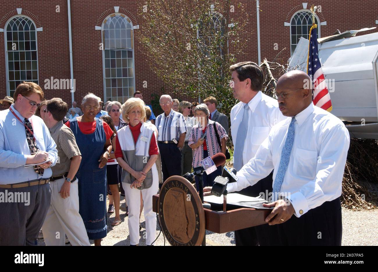 Hurricane Ivan, Alabama. Damage, cleanup, rebuilding; Secretary ...