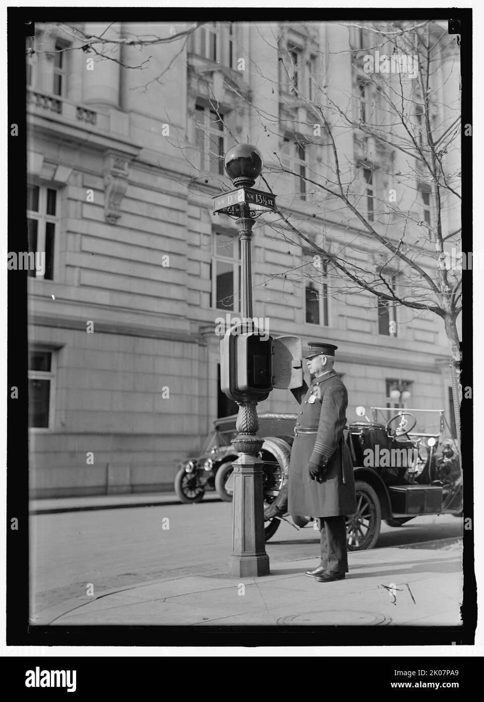 Street police box Black and White Stock Photos & Images - Alamy