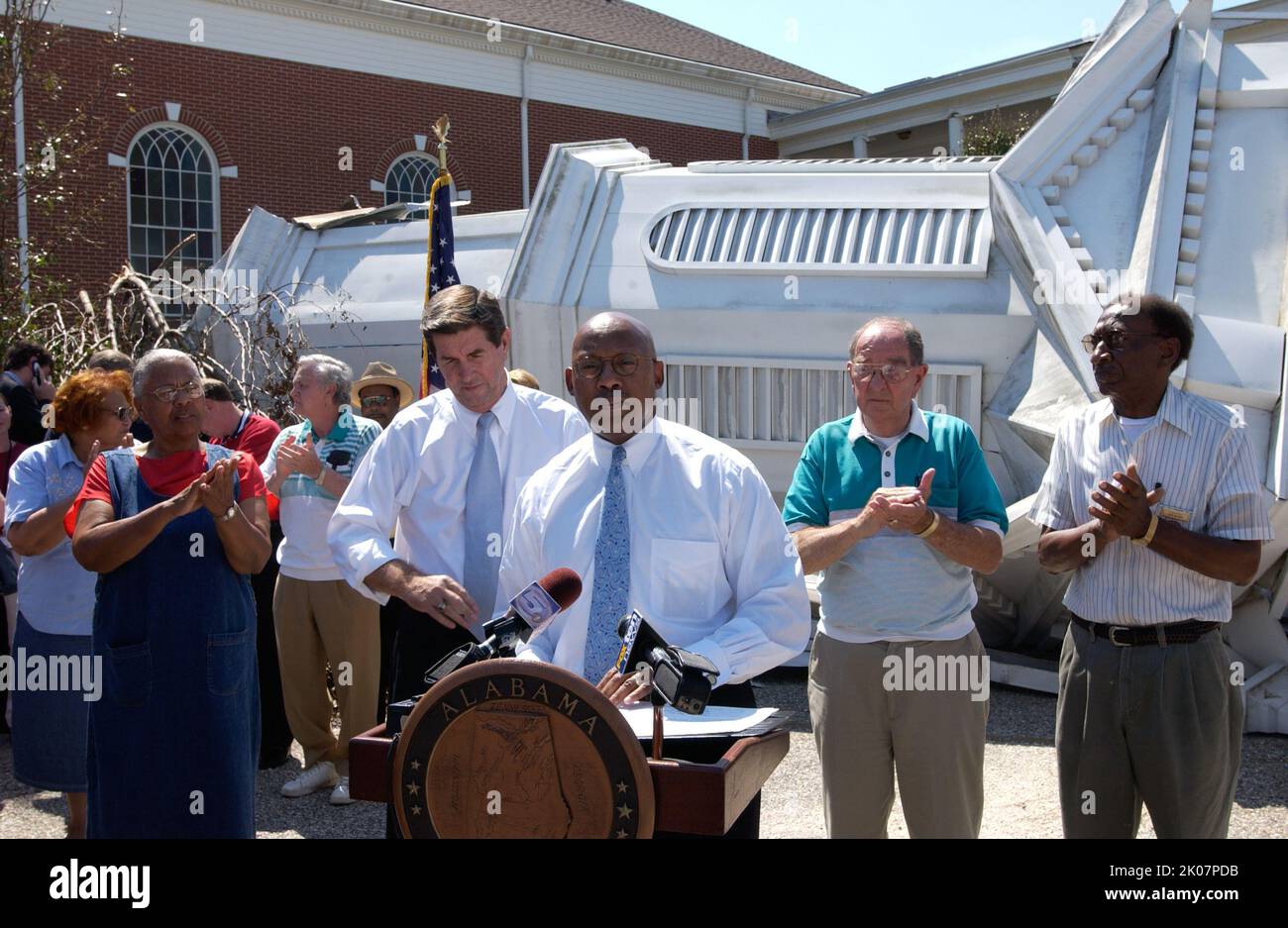 Hurricane Ivan, Alabama. Damage, cleanup, rebuilding; Secretary ...