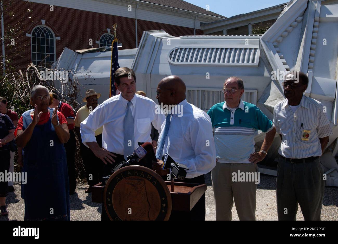 Hurricane Ivan, Alabama. Damage, cleanup, rebuilding; Secretary ...