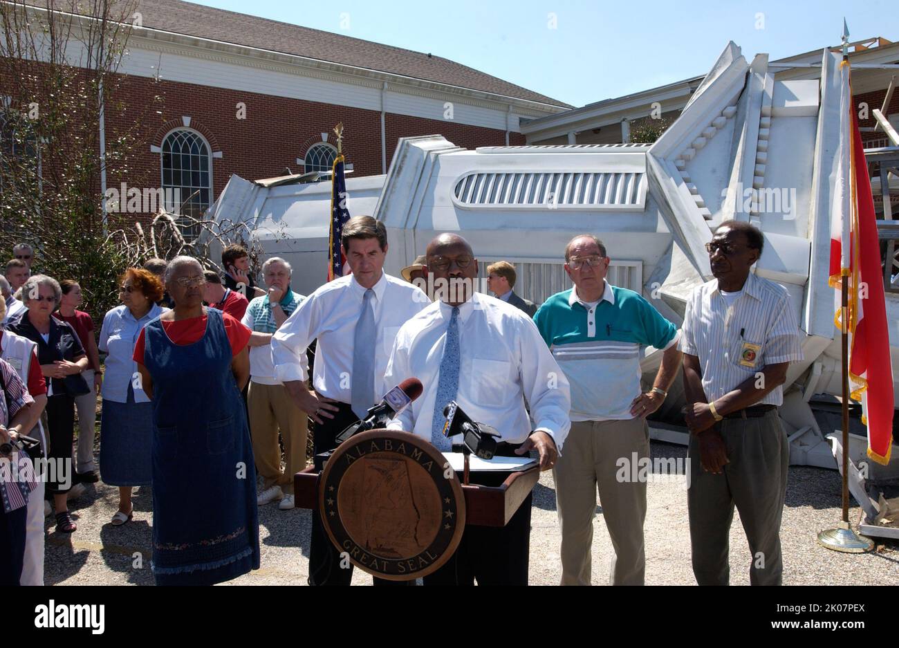 Hurricane Ivan, Alabama. Damage, cleanup, rebuilding; Secretary ...