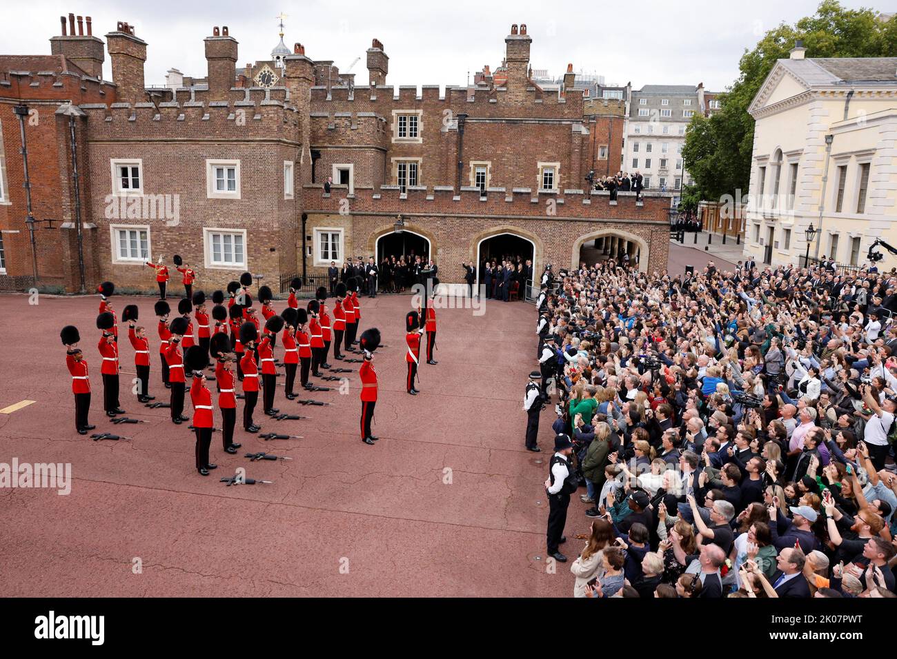From the balcony overlooking friary court hi-res stock photography and ...