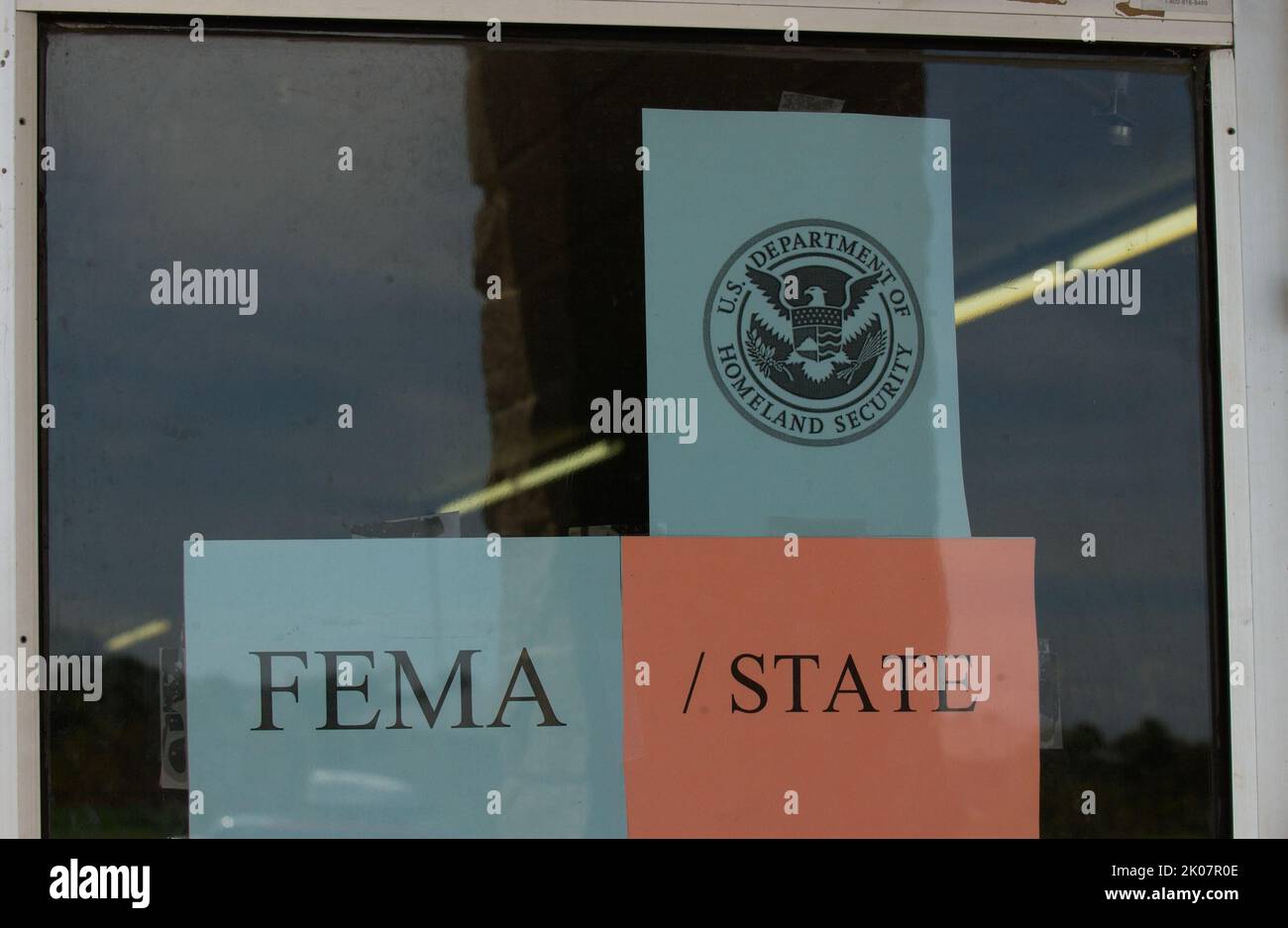 Hurricane Charley, Port St. Lucie, Florida. Disaster assistance center ...