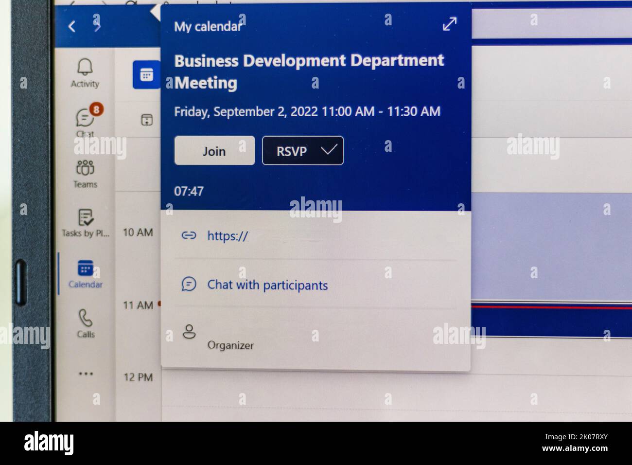 Software message on the computer screen Stock Photo - Alamy