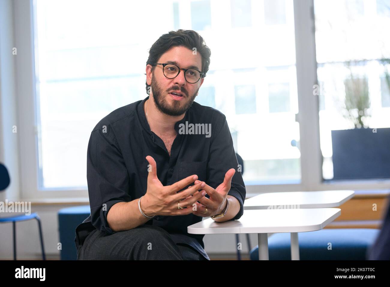 Hamburg, Germany. 31st Aug, 2022. Mazen Rizk, founder and CEO of ...