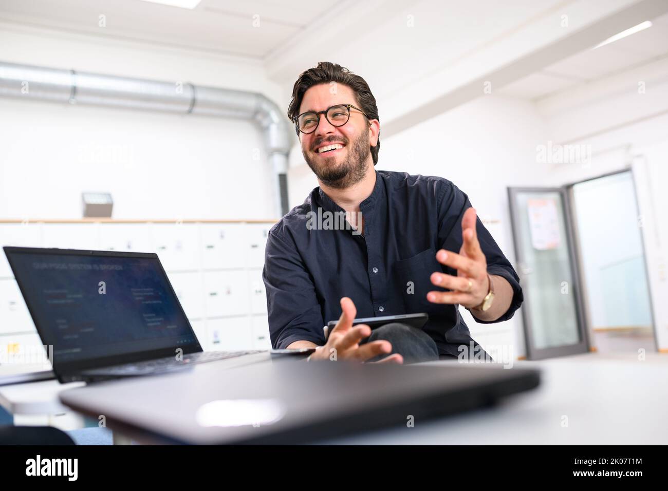 Hamburg, Germany. 31st Aug, 2022. Mazen Rizk, founder and CEO of ...