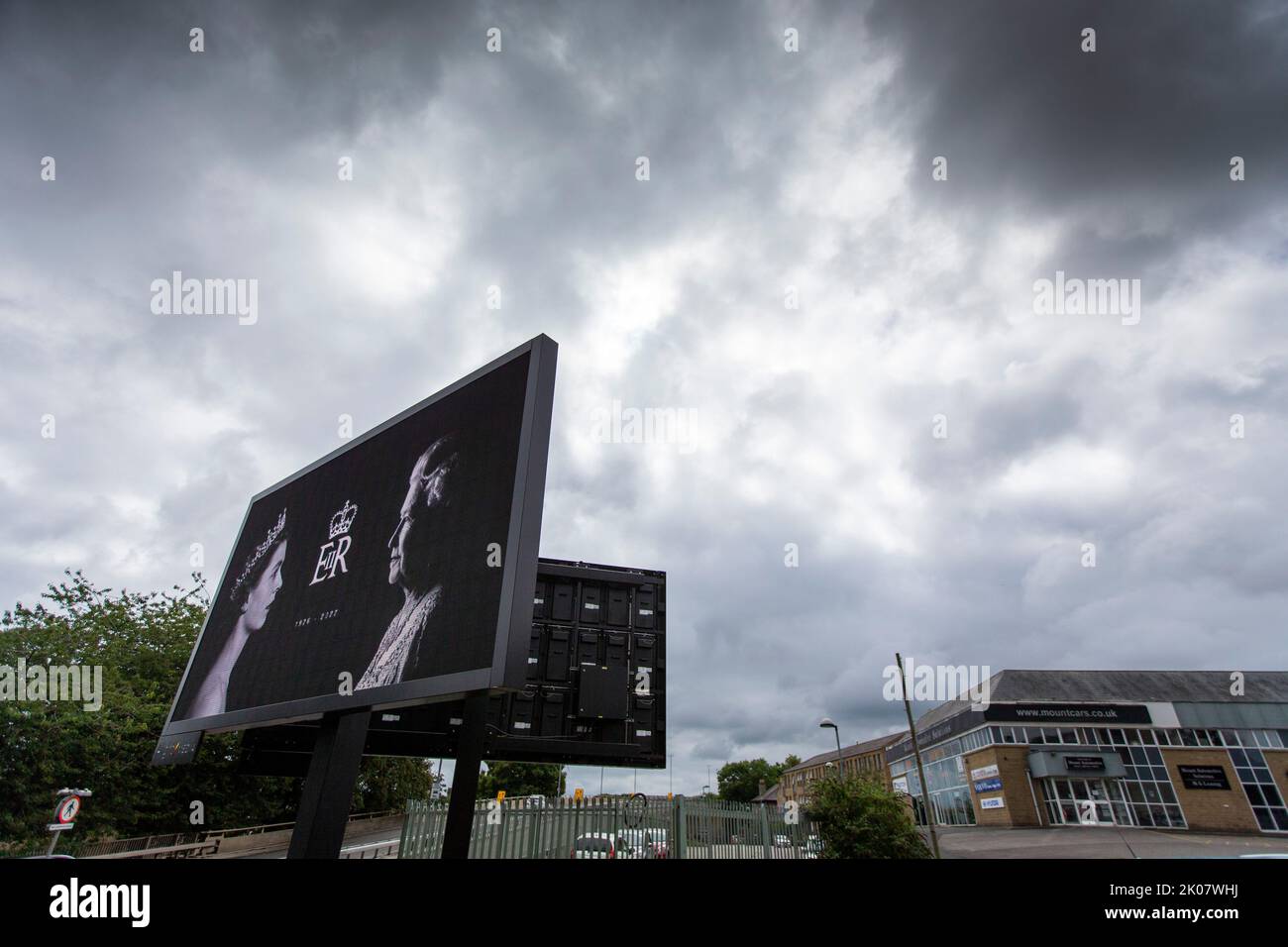 Halifax, West Yorkshire, 10th September 2022 A digital media ...