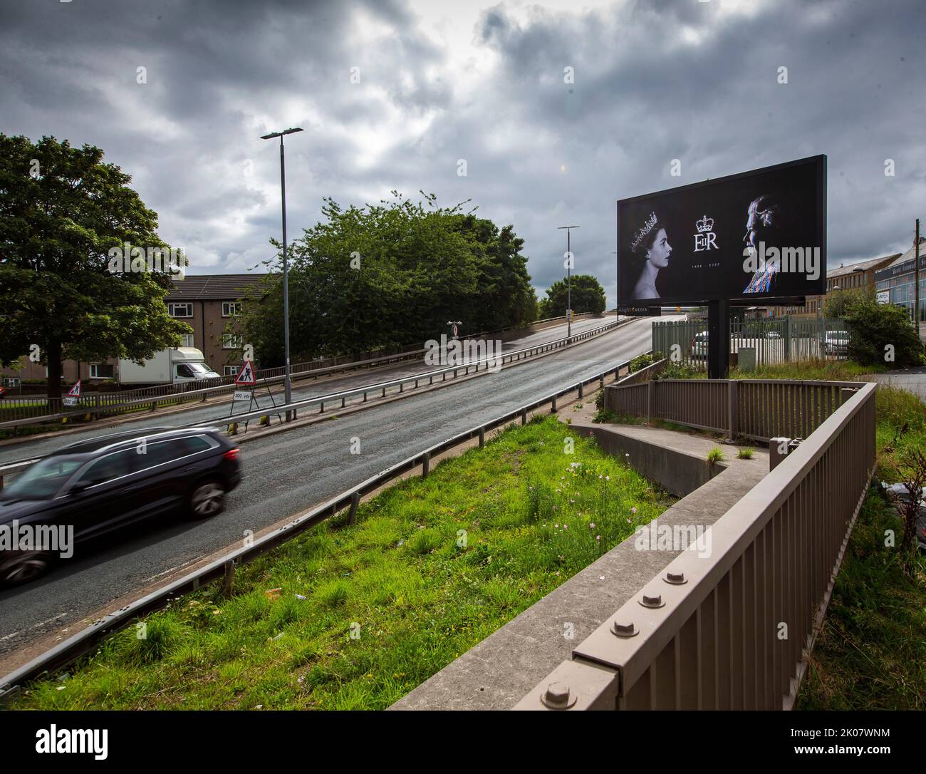 Halifax, West Yorkshire, 10th September 2022 A digital media ...