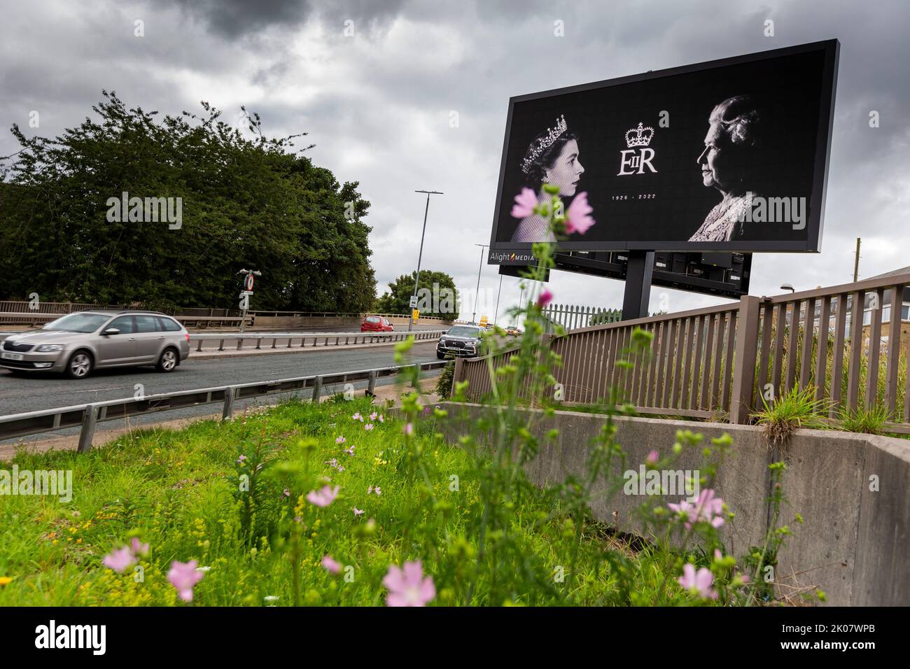 Halifax, West Yorkshire, 10th September 2022 A digital media ...