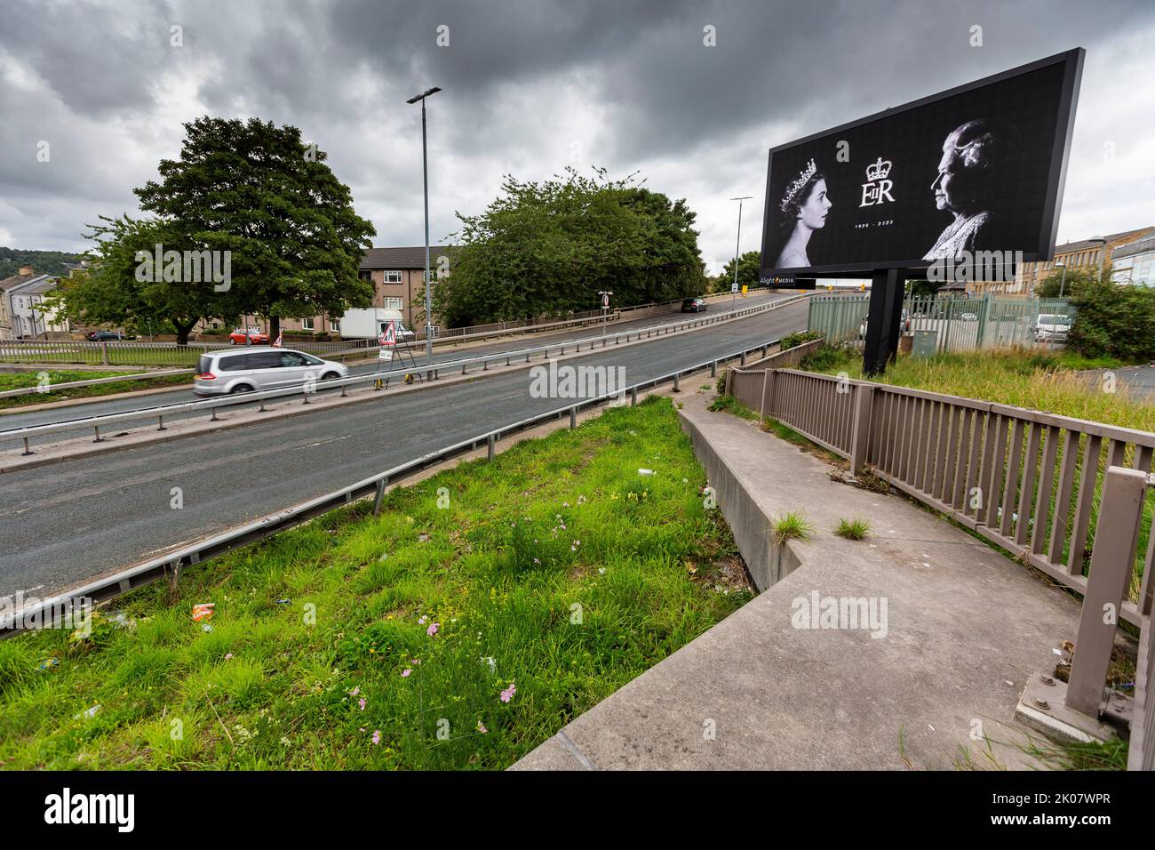 Halifax, West Yorkshire, 10th September 2022 A digital media ...