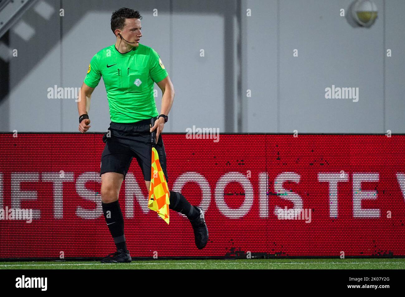 OSS, NETHERLANDS - SEPTEMBER 9: Assistent Referee Rick van Rijn during ...