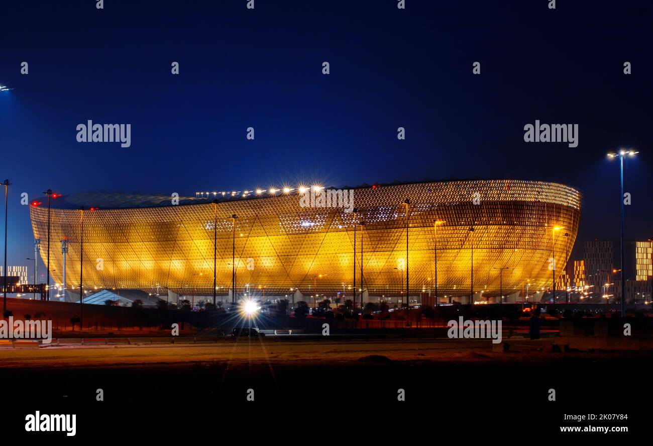 The 80,000-seats Lusail Stadium - It is here that the FIFA World Cup ...