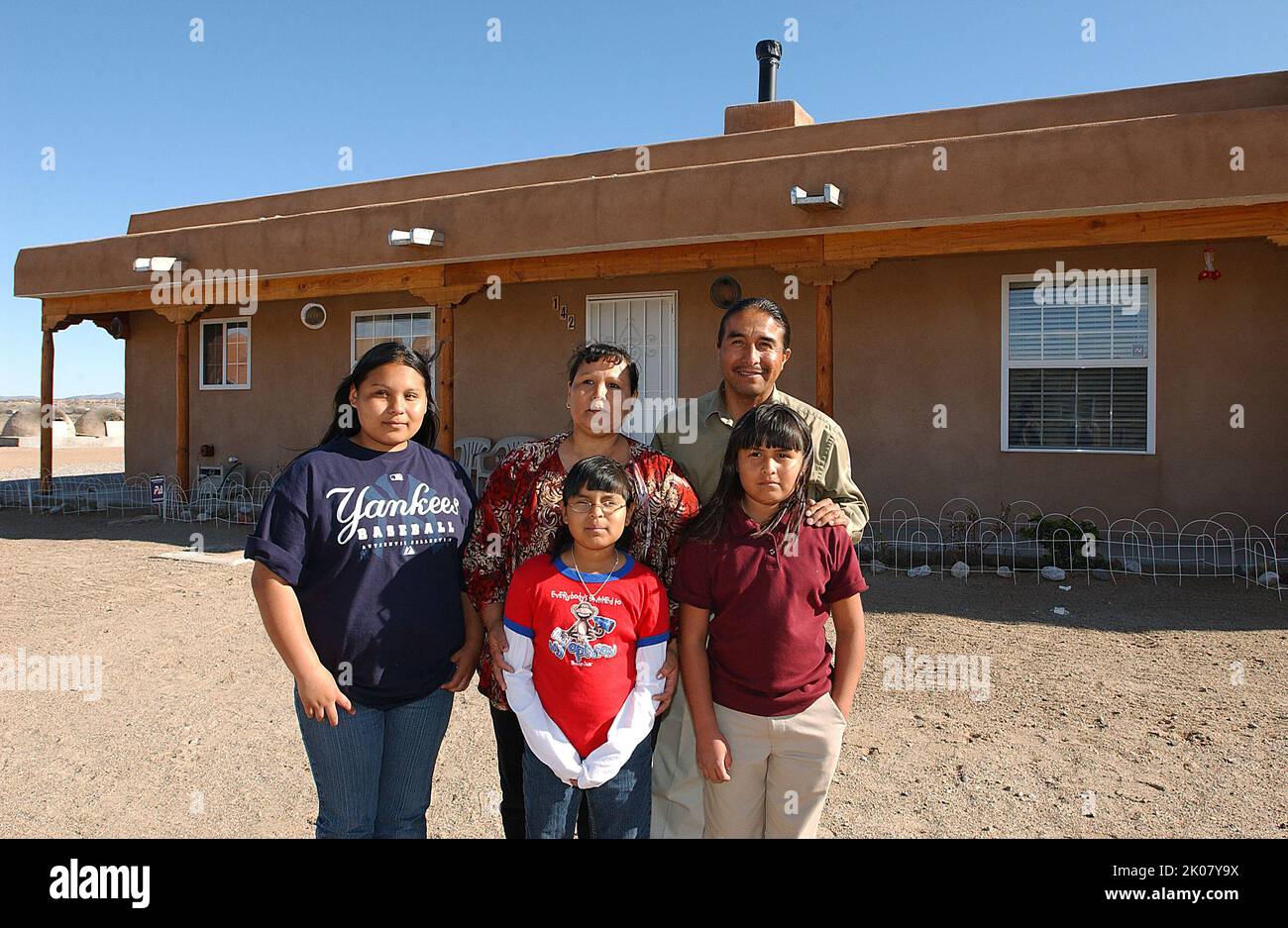 New homeowner, and Native American, Arnold Reano and family at the ...