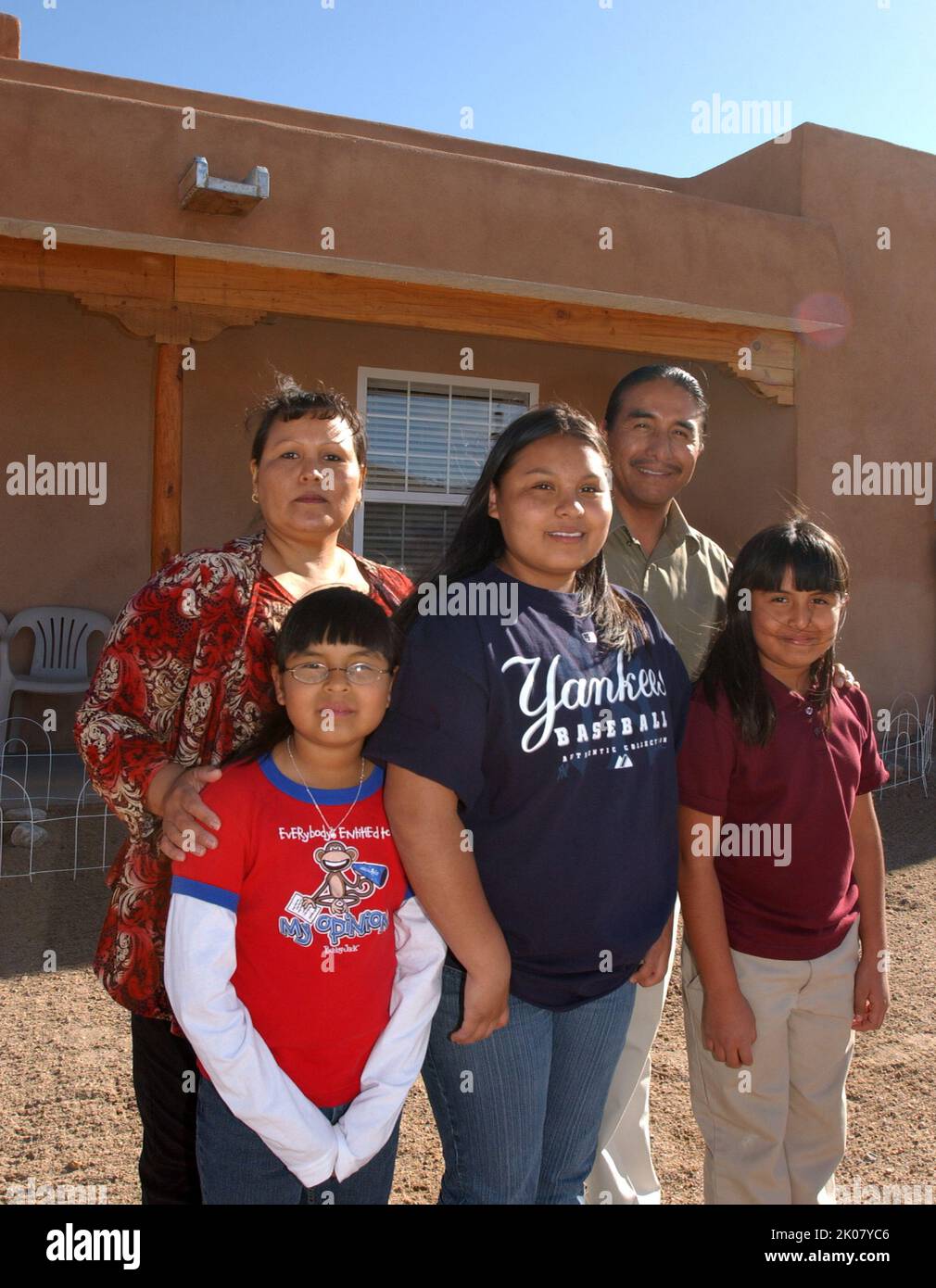 New homeowner, and Native American, Arnold Reano and family at the ...