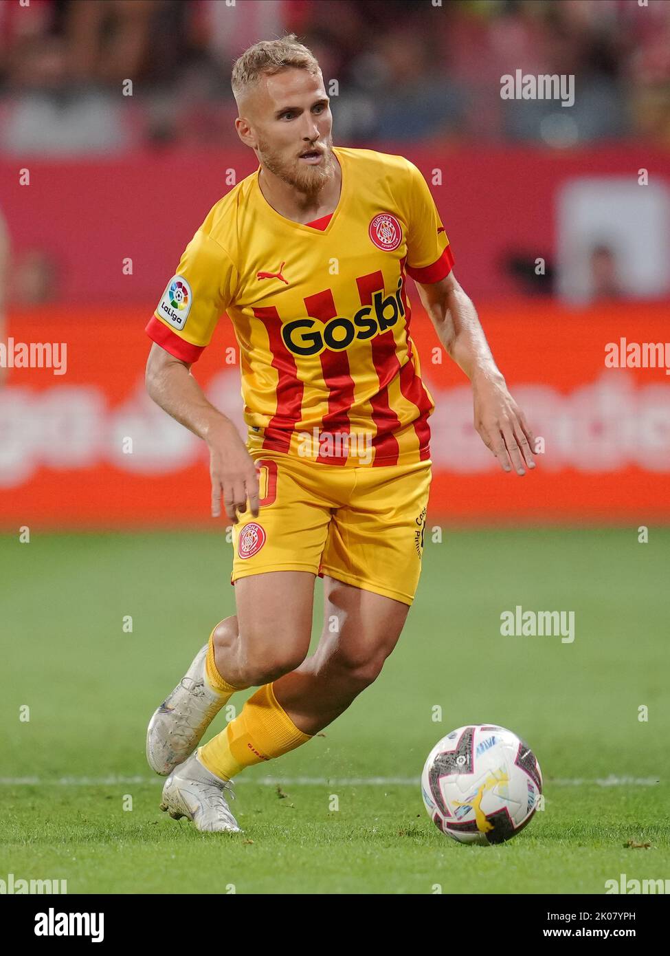 Samu Saiz of Girona FC during the La Liga match between Girona FC and ...
