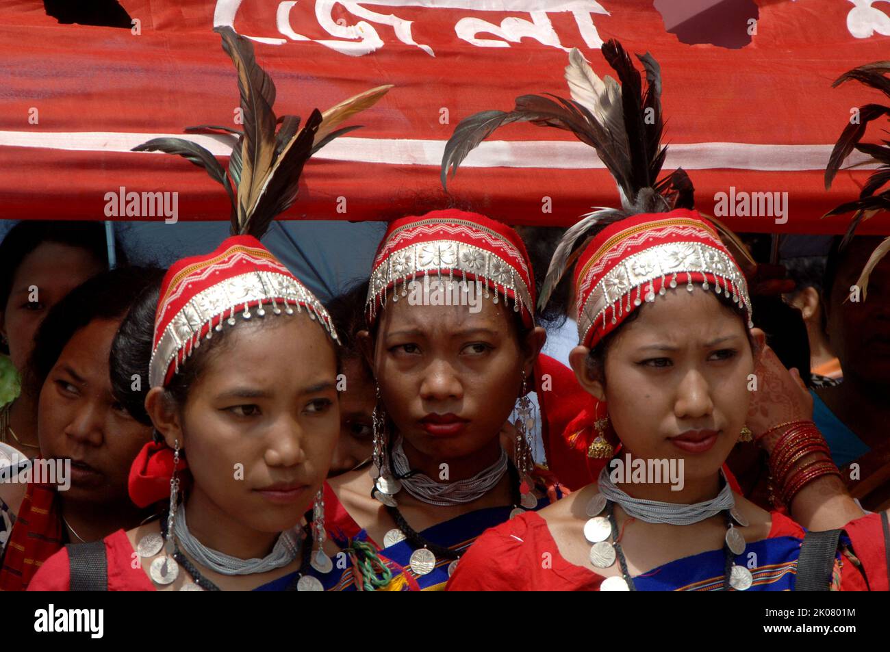Dhaka, Bangladesh - August 09, 2008: Bangladeshi indigenous people ...