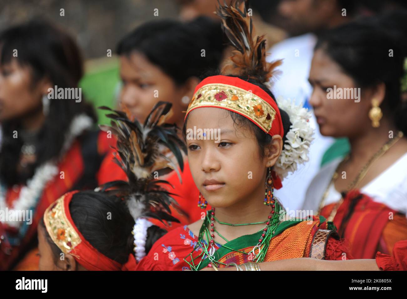 Dhaka, Bangladesh - August 09, 2010: Bangladeshi indigenous people ...