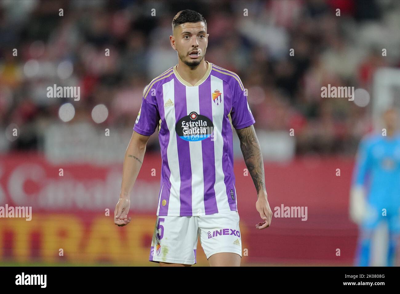 Javi Sanchez of Real Valladolid during the La Liga match between Girona ...