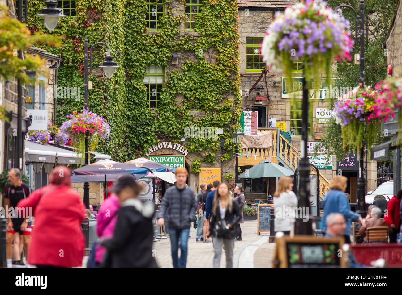 A market town in the upper calder valley hi-res stock photography and ...