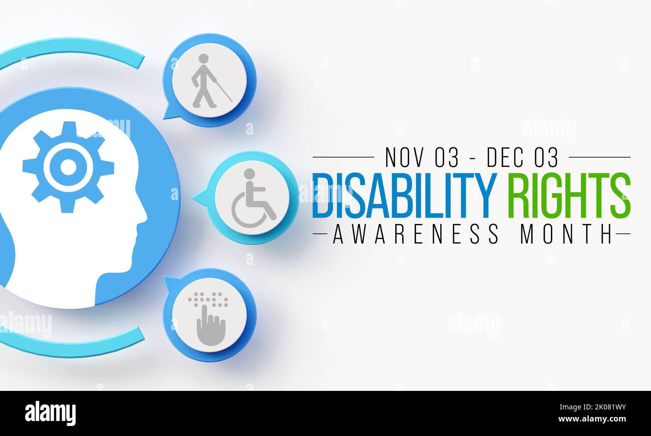Disability Rights awareness month is observed every year from November ...