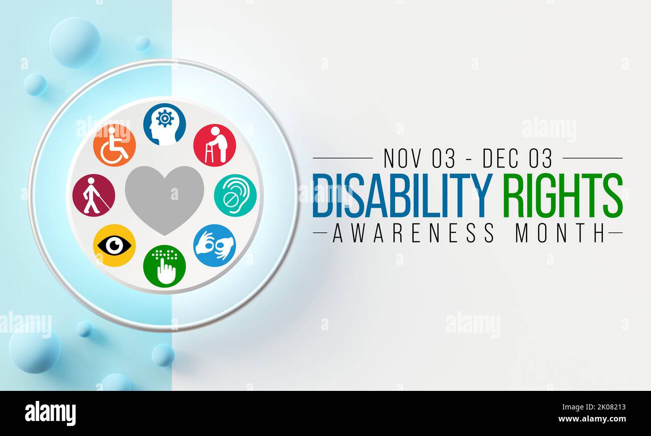 Disability Rights awareness month is observed every year from November ...