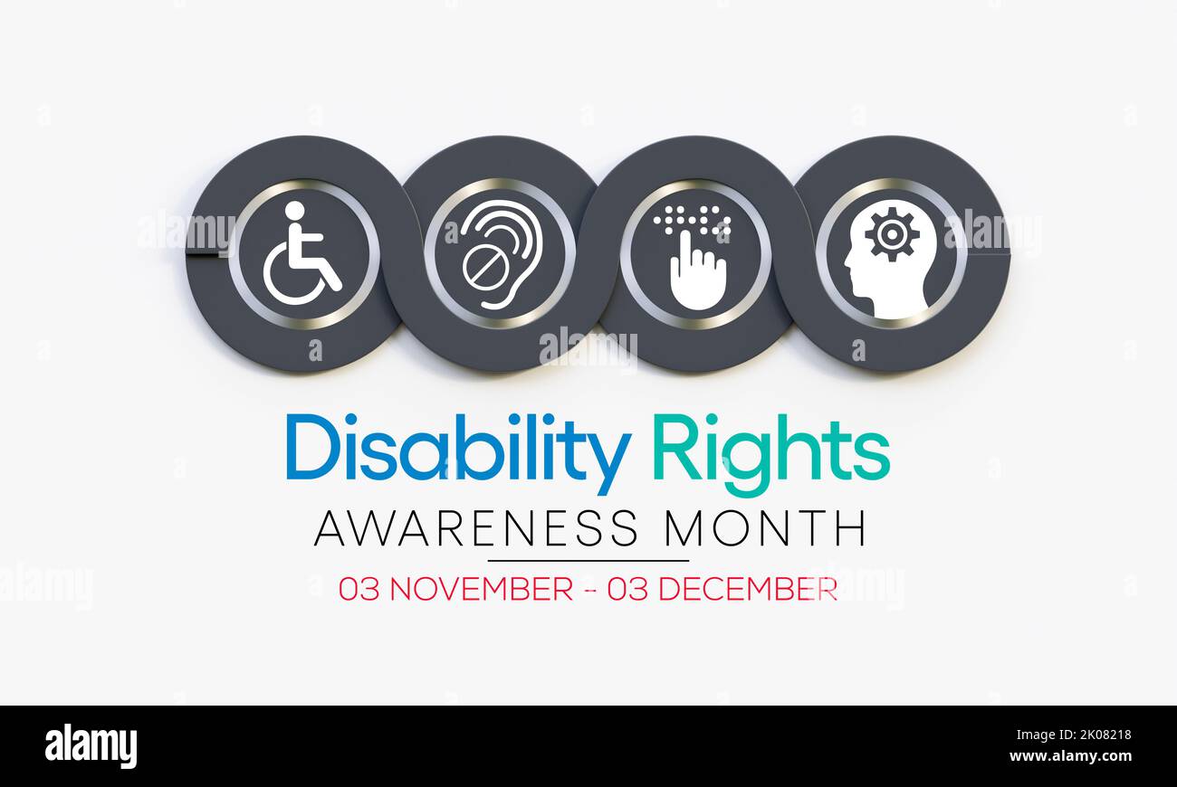 Disability Rights awareness month is observed every year from November ...