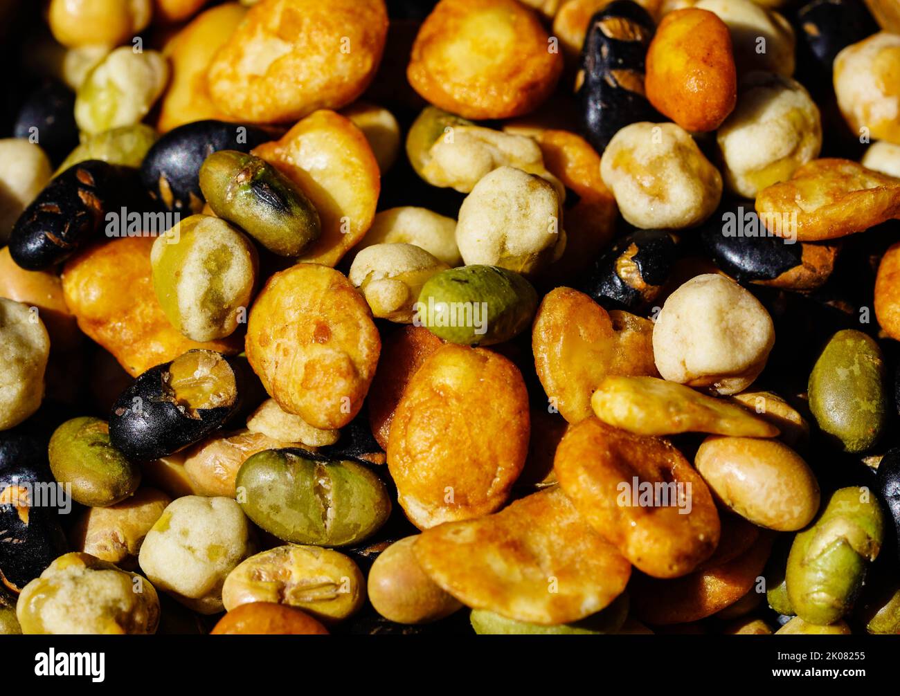 coloured food as abstract background or wallpaper Stock Photo - Alamy