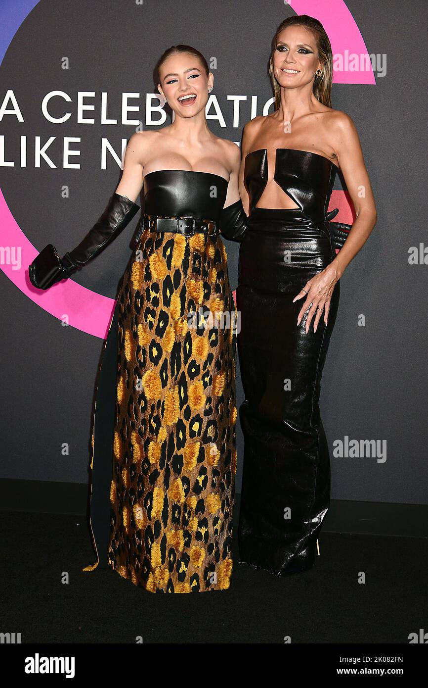 Heidi Klum and daughter Leni Klum attend Bloomingdale's 150th ...