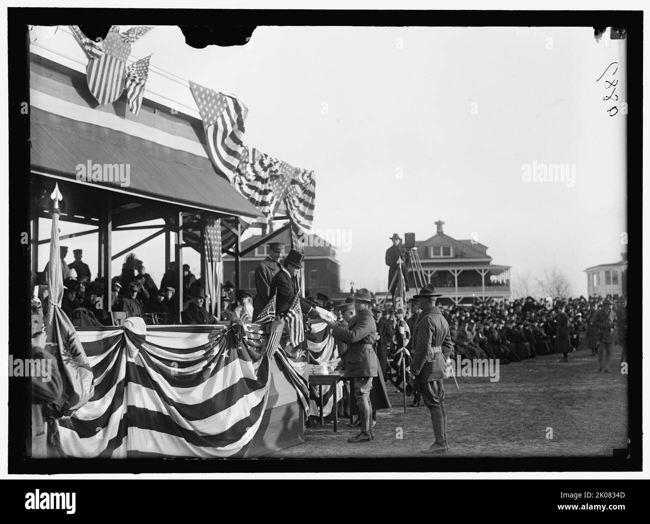 Fort Myer Officers Training School, between 1916 and 1918 Stock Photo ...