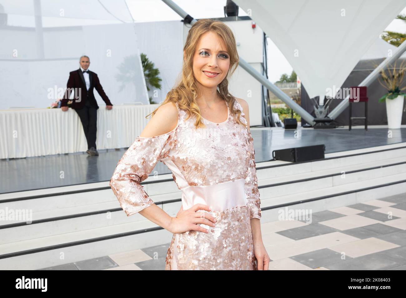 Alma Rehberg bei der Fotoprobe zum Theaterstück 'Jedermann' auf der ...