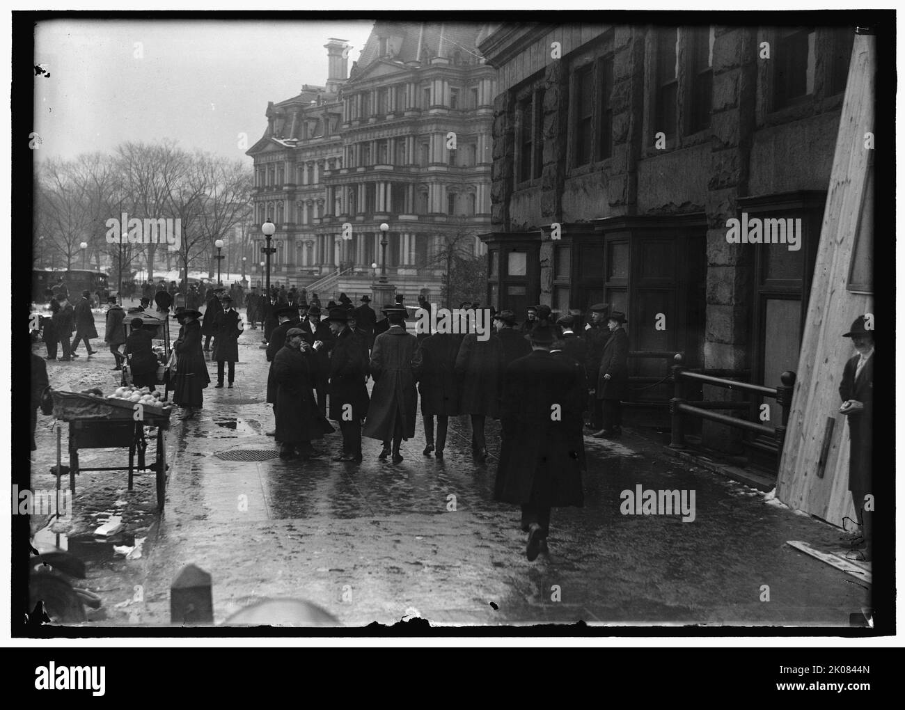 Street Scene near 17th Street And State, War & Navy Building ...